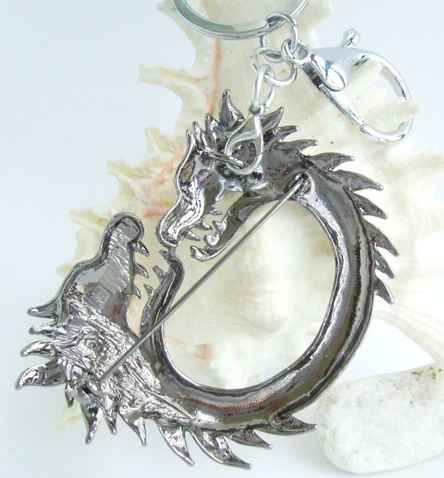 Unique Austrian Crystal Chinese Dragon Keychain Pendant 05007 | eBay