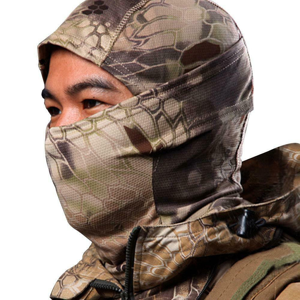Outdoor Windproof Camo Full Face Mask Balaclava Motorcycle Cycling ...