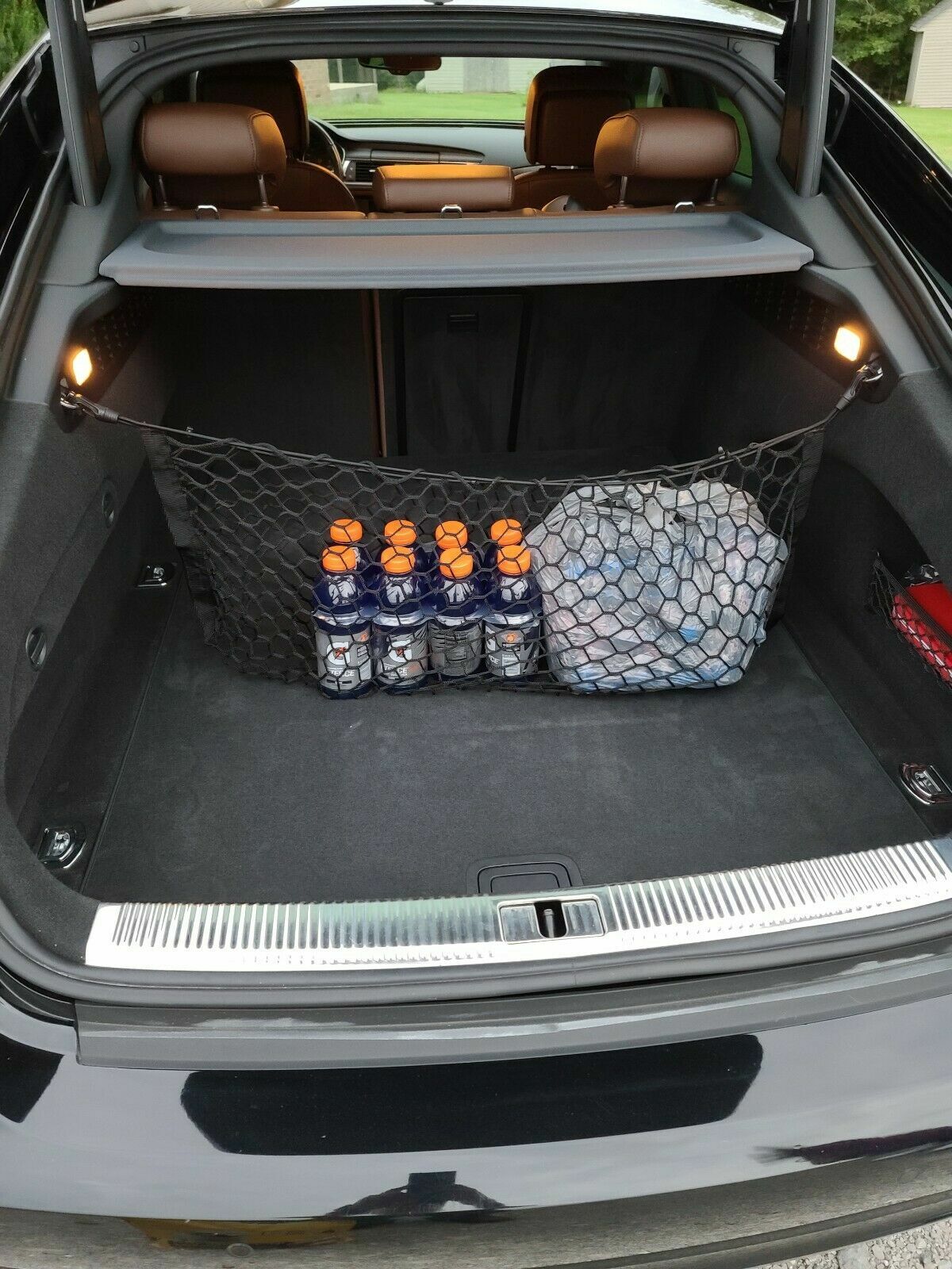 Rear Trunk Envelope Style Cargo Net for AUDI A7 S7 RS7 A7 QUATTRO 2012 ...