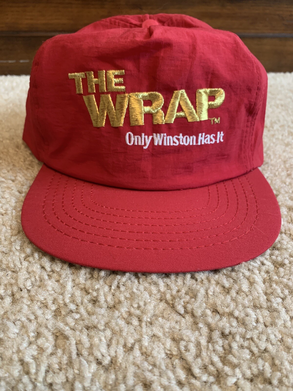 Vintage Red The Wrap Snapback Hat Only Winston Has It… - Gem