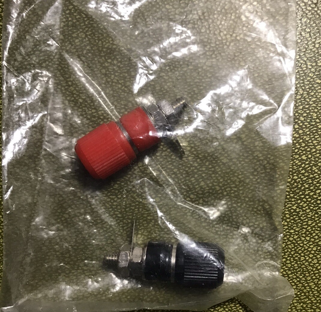 Red And Black Panel Mount Banana Plug Socket | eBay