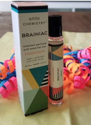 Brainiac By Good Chemistry Rollerball Perfume With Essential Oils .25 ...