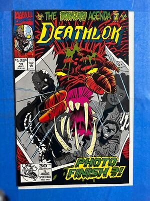 DEATHLOK # 13 Marvel Comics The Biohazard Agenda Part 2 1992 direct ...