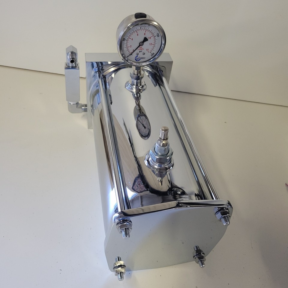 LOWRIDER HYDRAULICS BLADDER PUMP KIT 1/2" ALUM BLOCK STREET LEVEL COMP ...