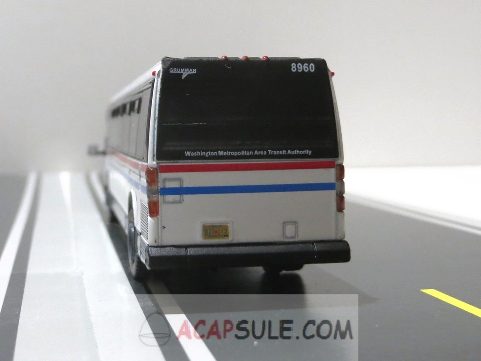 WMATA Route 16S to Pentagon 1980 Grumman 870 Transit Bus 1/87 Scale ...