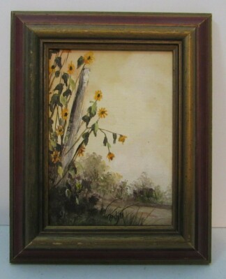 Ardyth Haecker Texas Artist (1924-2012) Sun Flowers Oil Painting | eBay