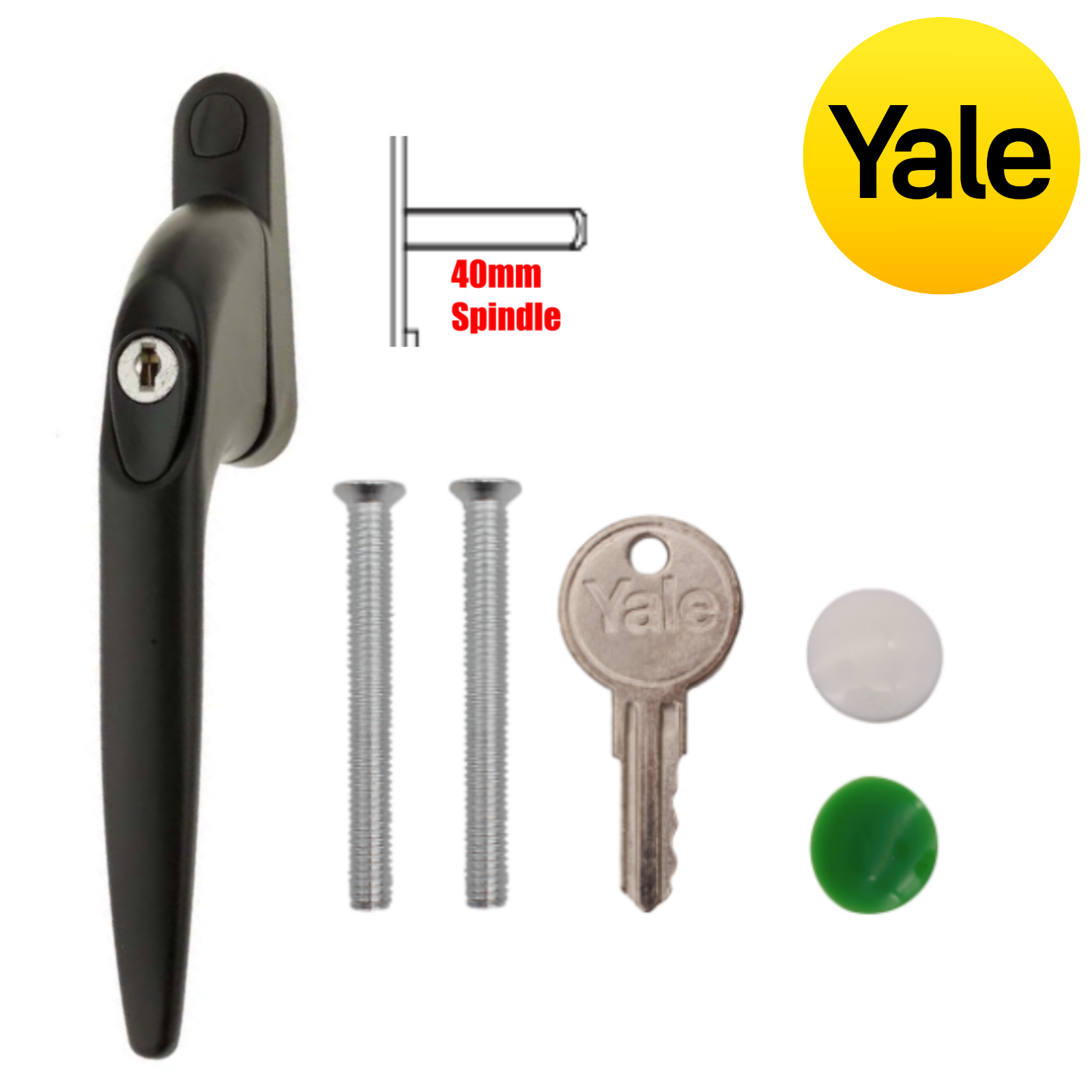 uPVC Window Handles Replacement Double Glazing Glazed Yale Trojan ...