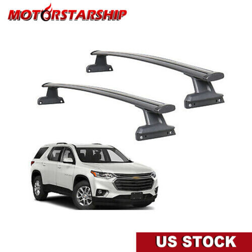 Set Roof Racks Cross Bars for 2019-2020 Chevrolet Traverse with Side ...