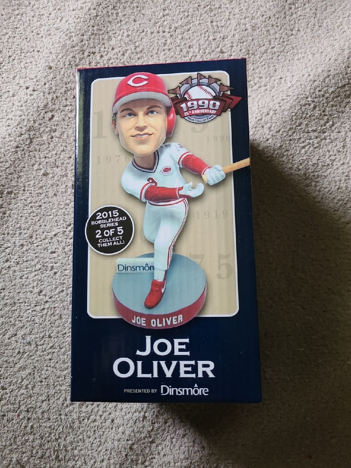 Joe Oliver Bobblehead - Cincinnati Reds 2015 Hall of Fame - New In Original Box | eBay