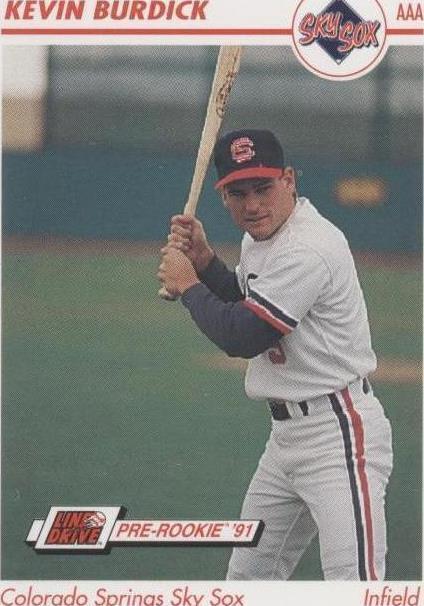 1991 Line Drive Pre-Rookie - AAA Kevin Burdick #80 (RC) for sale online ...