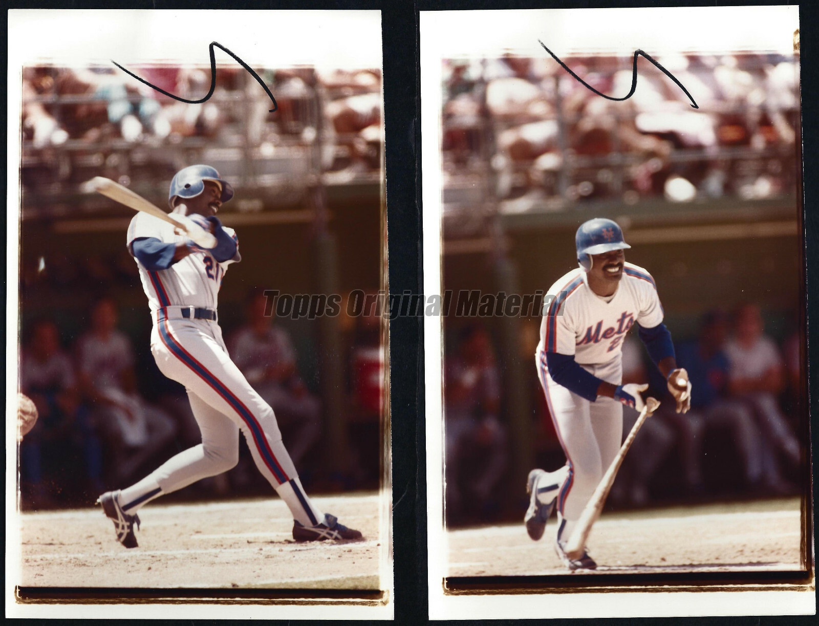 Terry Blocker Mets 1986 Topps Original Extra Photos 5x8 Vault Archive ...
