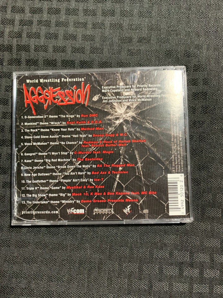 2000 V/A - WWF Aggression CD Comp EX Priority Records – P2 50120 | eBay