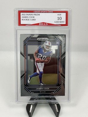 2022 Panini Prizm James Cook Buffalo Bills Rookie Card #319 Gem Mint 10 ...