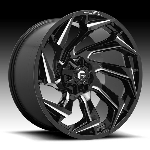 Fuel D753 Reaction Gloss Black Milled 20x9 8x180 1mm (D75320901850 ...