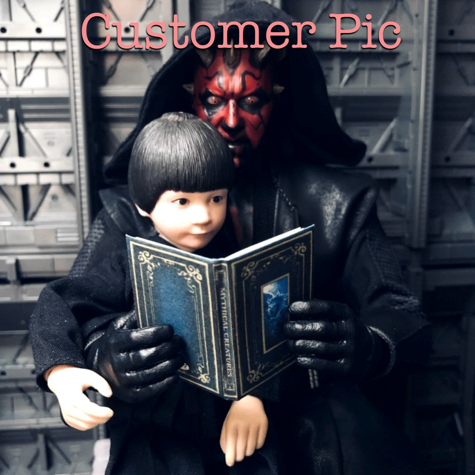 1:6 Scale MYTHICAL CREATURES Illustrated Readable Miniature Book ...