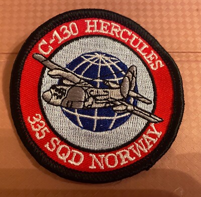 NORWAY AIR FORCE PATCHES - 335 SQN C-130 HERCULES PATCH , ` | eBay