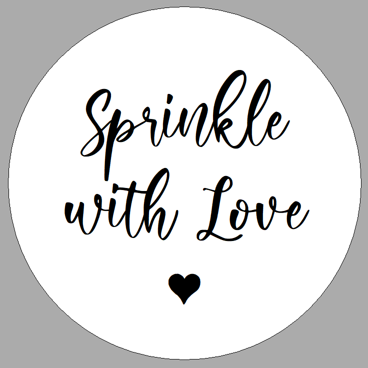 Sprinkle Love Sprinkled With Love | Baby Sprinkle Banner | Baby