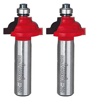 Freud 3/16" Radius Classical Cove Bit With 1/2" Shank 2-Pack, 38-260 ...