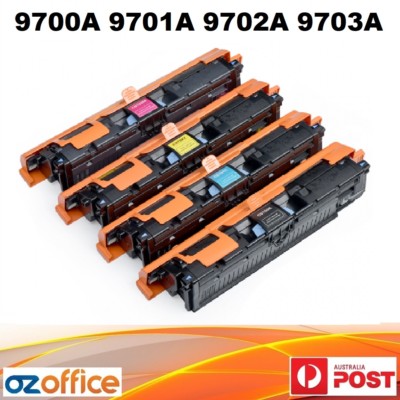 NEW FULL SET HP Toner 9700A 9701A 9702A 9703A Cartridge Compatible ...