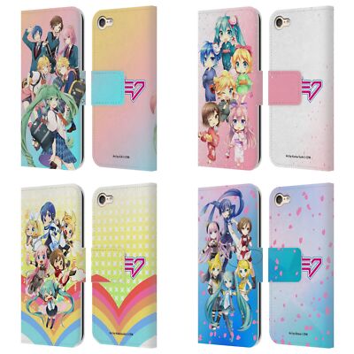 HATSUNE MIKU VIRTUAL SINGERS LEATHER BOOK WALLET CASE FOR APPLE iPOD ...