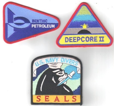 The Abyss Movie Logos Embroidered Patch Set of 3 NEW MINT UNUSED | eBay