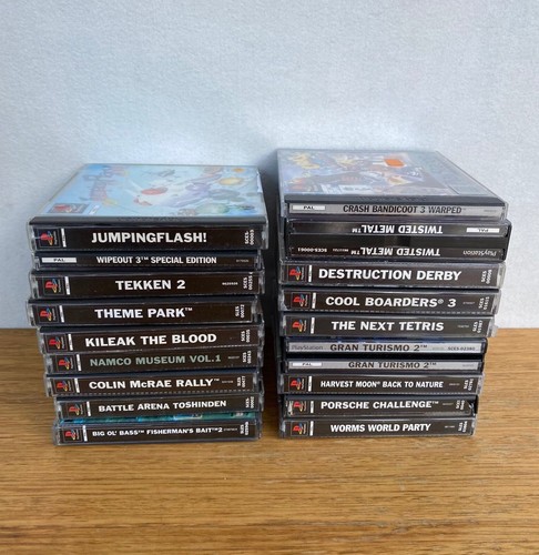 Sony Playstation 1 PS1 Video Games With Case Select Your Title Choose ...