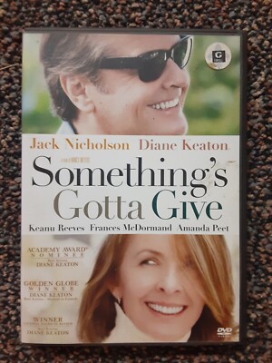Something's Gotta Give (DVD, 2002, Widescreen) Jack Nicholson Diane ...