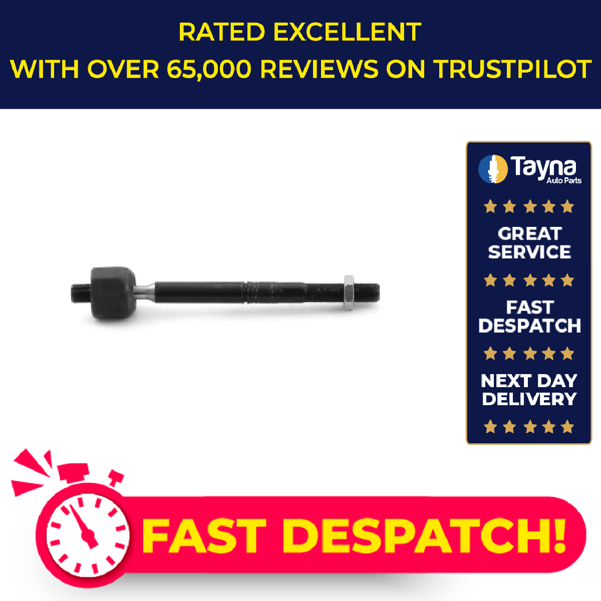 Inner Rack End fits AUDI A4 B9 1.4 Left or Right 15 to 19 CVNA Tie Rod ...