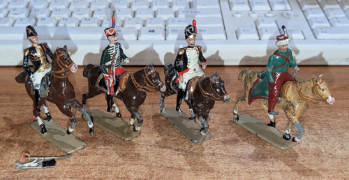 1930s Mignot Mounted Military Figures Napoleonic 50mm Lead | eBay