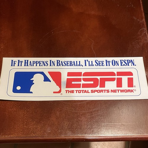 Vintage ESPN Bumper Sticker | eBay
