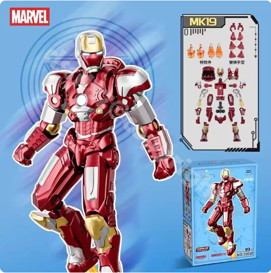 YUAN YE Marvel The Infinity SAGA Iron Man IRONMAN Mark Assembly Model ...