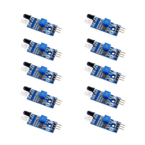 10PCS Smart Car Robot IR Infrared Obstacle Avoidance Sensor Replacement ...