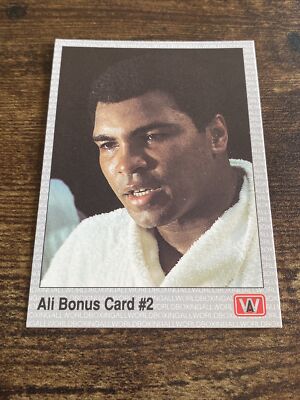 Muhammad Ali Boxing 1991 AW Sports Card #22 Bonus Card #2 C6828* | eBay
