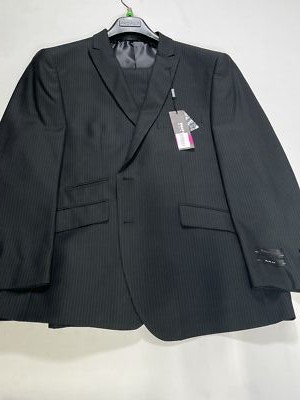 Mens Profile Black Slim Fit 2 Button Suit Size 46S 40W NEW | eBay