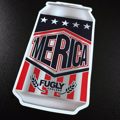 America Beer Can Sticker | Graphic
