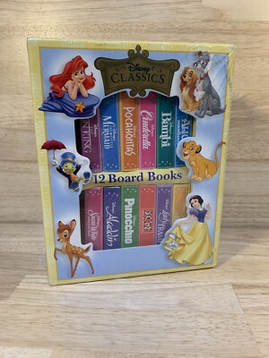 Walt Disney Classics 12 Sturdy Board Books Children Stories - Brand New ...