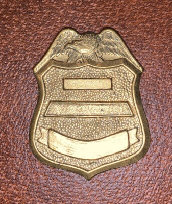 Vintage 1920s Police Patroman's Badge Clamshell/Sunburst Radiator Style ...