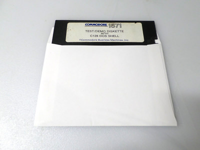 5.25" Floppy - COMMODORE 128 - 1517 - TEST/DEMO DISKETTE WITH C128 DOS ...