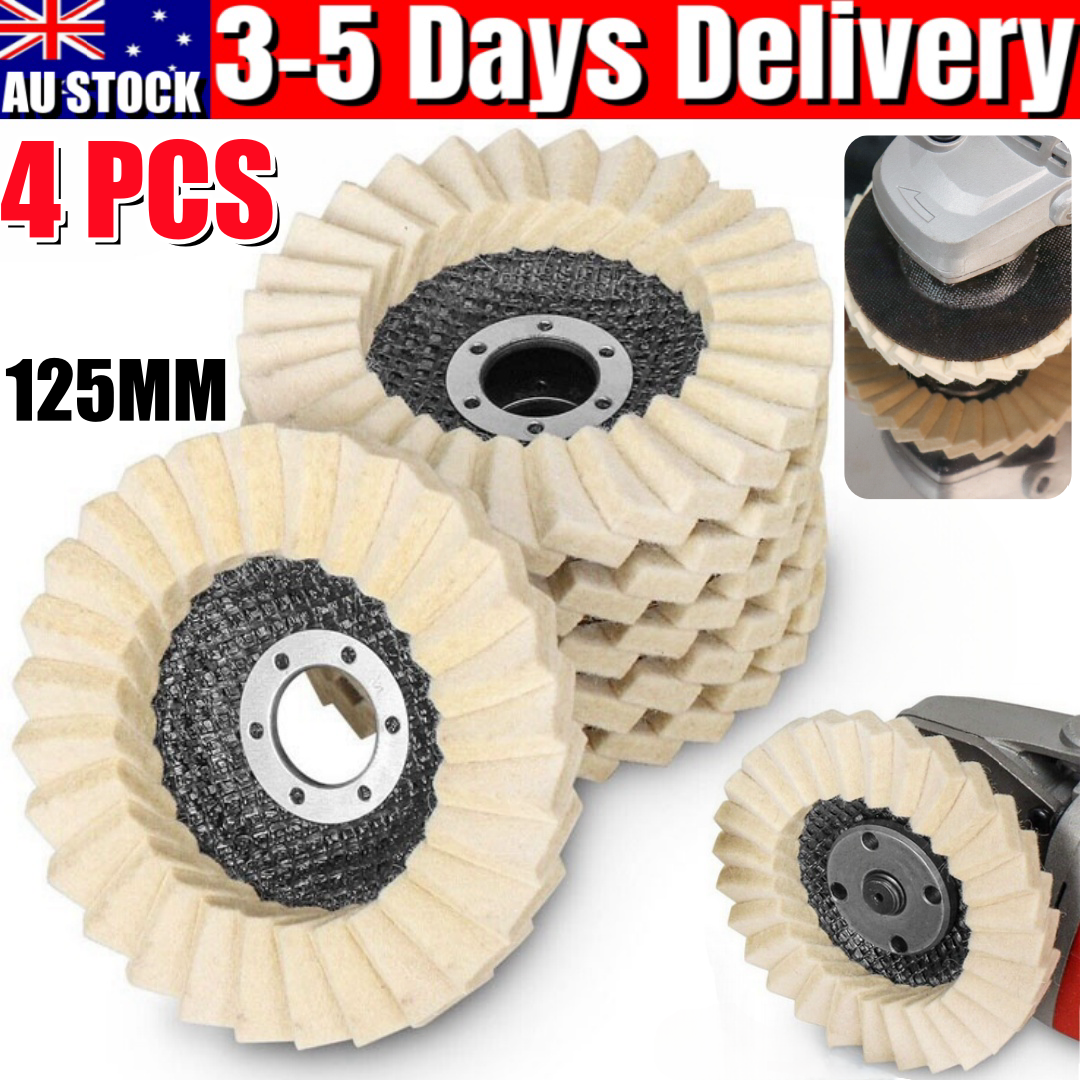 For Angle Grinder Wool Polishing Wheel Grinding Sanding Buffing Disc ...