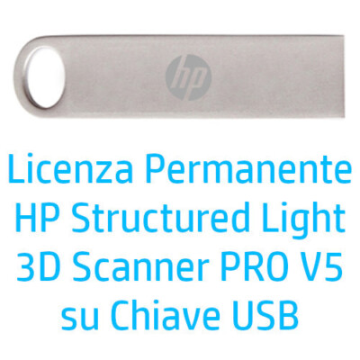 Licenza HP Structured light 3D Scanner PRO V5 - ex David 3D 5 PRO ...