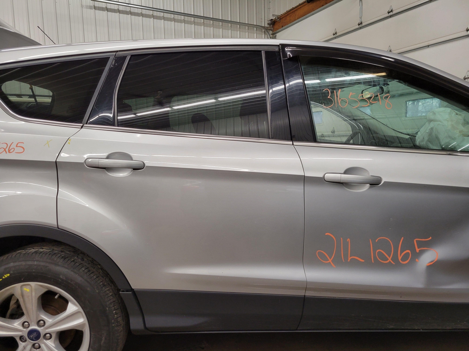 13-19 FORD ESCAPE PASSENGER RIGHT REAR SIDE DOOR ASSY INGOT SILVER ...