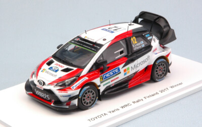 Modellauto Auto Rally Maßstab 1:43 spark Modell Toyota Yaris WRC N.12 ...
