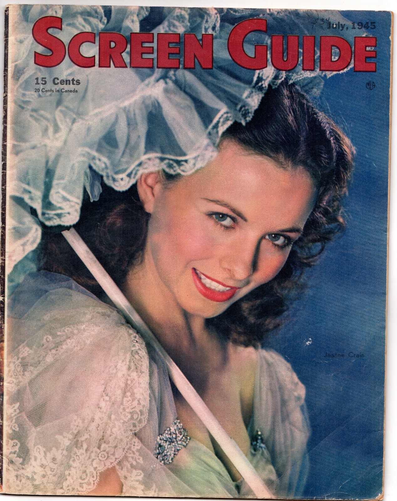 JEANNE CRAIN SCREEN GUIDE 1945 | eBay