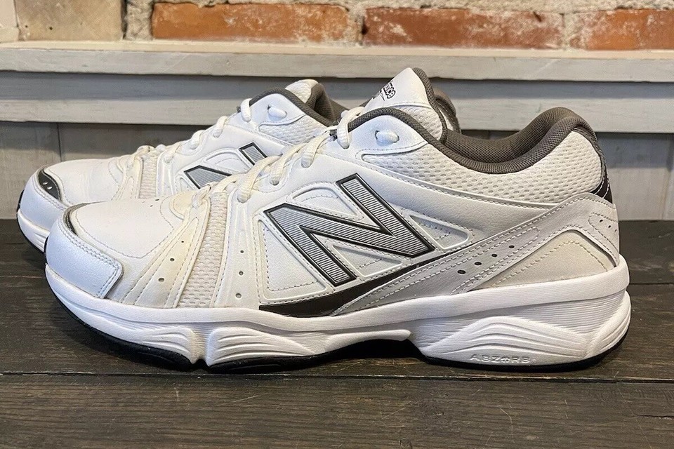 New Balance 519 MX519WG Mens White Logo Cross Training Sneaker Shoes ...