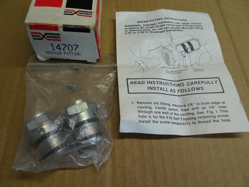 Rochester Quadrajet Carburetor Fuel Inlet Repair Fittings | eBay