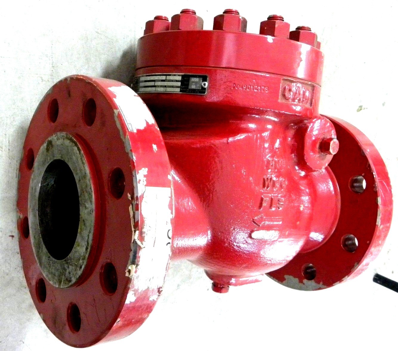 NEW! 4" AOP MODEL SC CHECK VALVE 1500 CWP@100F CLASS 600 GAS CAMERON ...