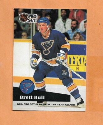 BRETT HULL PRO SET 1991 CARD # 326 | eBay