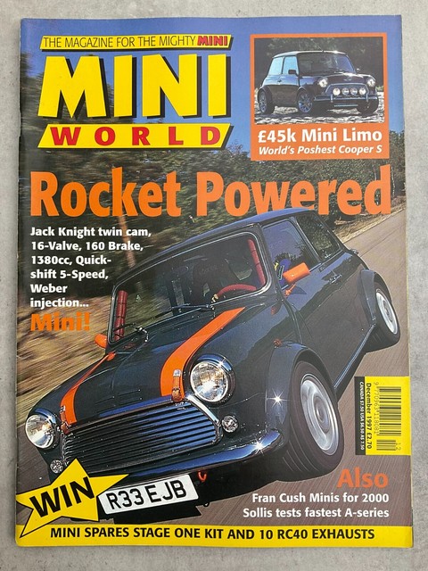 Mini World Magazine November 1997 Cardiff Bay Best Clubby Estate for ...