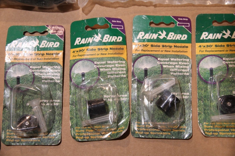 LOT of Rain Bird , Orbit & Dig Sprinkler System heads, valves ...