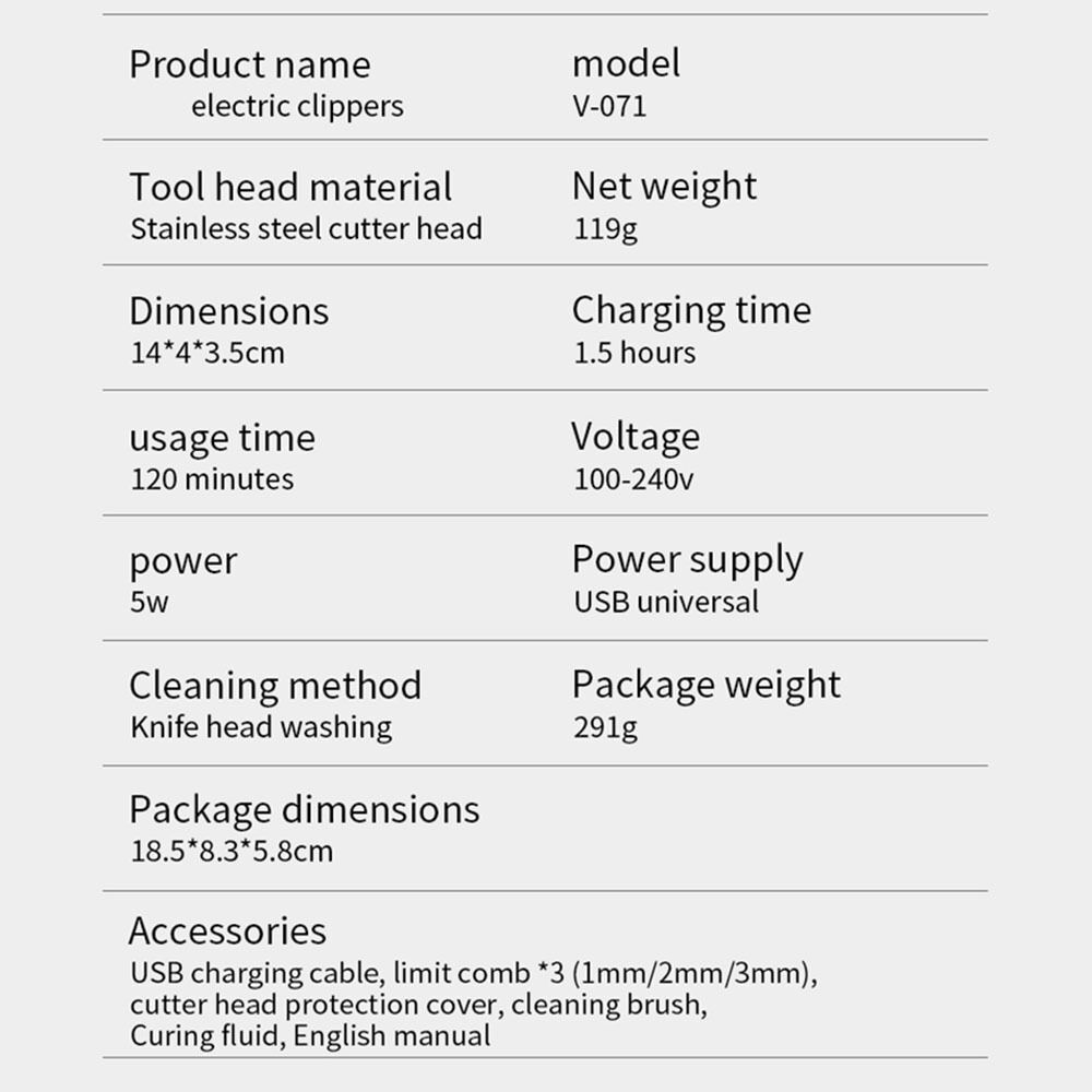Rechargeable V 071 Hair Cutting Machine Mini Hair Trimmer EBay rechargeable-v-071-hair-cutting-machine-mini-hair-trimmer-ebay